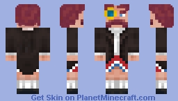 Sir mustache Minecraft Skin