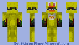 Withered Chica Minecraft Skin