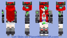 muscle girl Minecraft Skin