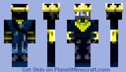 Cobalt King Minecraft Skin