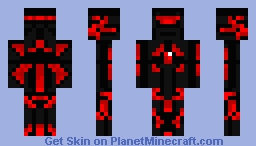 Red Robot Minecraft Skin