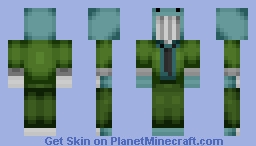 Monocle Whale Minecraft Skin
