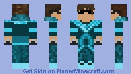 Skydoesminecraft diamond robes Minecraft Skin
