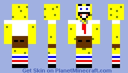 Spongebob Squarepants Minecraft Skin