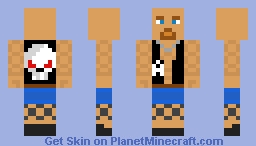 "Stone Cold" Steve Austin (new outfit) Minecraft Skin