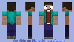 crazy steve Minecraft Skin