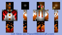 Half Dragon / Man Minecraft Skin