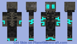 Skeletal Cyborg Minecraft Skin