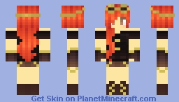 steampunk girl Minecraft Skin