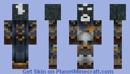 dark elf in guard armor Minecraft Skin