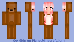 Bear Girl Minecraft Skin
