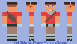 The Scout from Team Fortress RED TEAM! Minecraft Skin