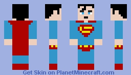 Superman Minecraft Skin
