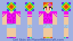 Snow Cone girl Minecraft Skin