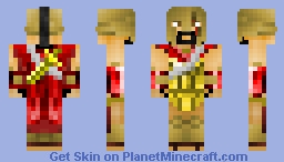 Spartan WarLord Minecraft Skin