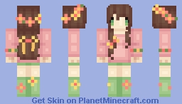 Spring flowers [updated] Minecraft Skin