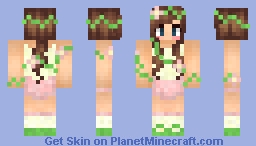Nature girl Minecraft Skin