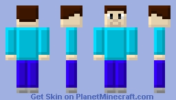 Cube Steve Minecraft Skin