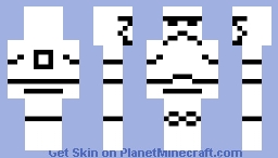 Custom First Order Stormtrooper Minecraft Skin