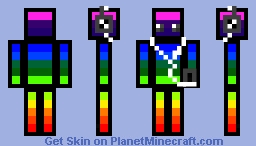 Rainbow Cube Minecraft Skin