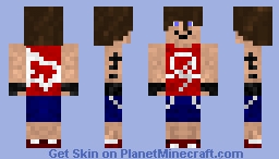 Parkour suit guy (better in 3d) Minecraft Skin