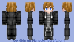 Roxas - Organization XIII - Kingdom Hearts Minecraft Skin