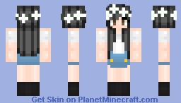 Overall shorts Minecraft Skin