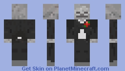 Skeleton Tuxedo Minecraft Skin