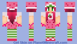 Strawberry shortcake Minecraft Skin