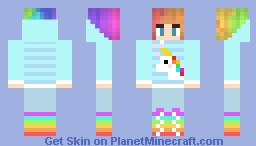 unicorn fan Minecraft Skin
