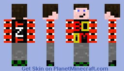 Dynamite arms guy Minecraft Skin