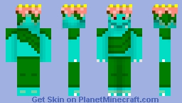 Humanoid Venusaur Minecraft Skin
