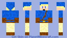 Blue link Minecraft Skin