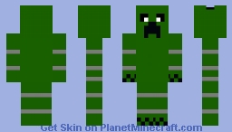 Five nights at Creeper's 3 : Phantom Creeper Animatronic Minecraft Skin