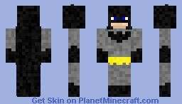 DC - Batman Minecraft Skin