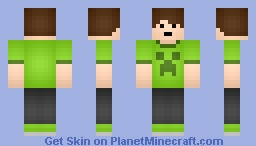 Lime Green Boy Minecraft Skin
