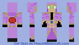 Female Light Mage Minecraft Skin