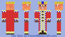 Rainbow Sheep King Minecraft Skin