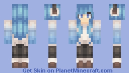 Blue Ice Minecraft Skin