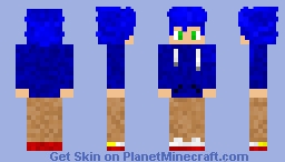 Human Sonic Minecraft Skin