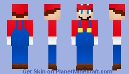 Super Mario Minecraft Skin