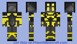 Marvel: Yellow Jacket Minecraft Skin