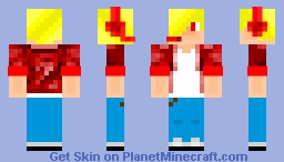 Red Gamer Minecraft Skin