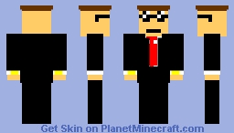 suit man (original Minecraft Skin
