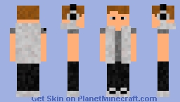 White Jacket Minecraft Skin