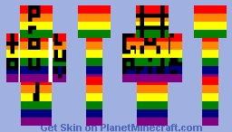 Gay Pride #ProudToLove Minecraft Skin