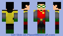 Damian Wayne Robin Minecraft Skin