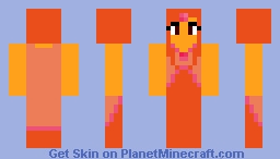 Flame princess Minecraft Skin