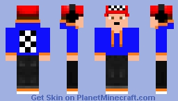 Racing Official (Female In Desc.) Minecraft Skin