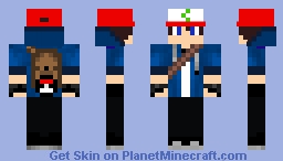 Pokeon Trainer Minecraft Skin